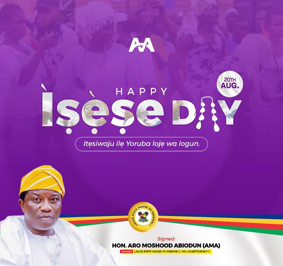 Isese Day: Hon. Aro Urges Ikorodu Constituency II Residents To Uphold Tradition With Pride