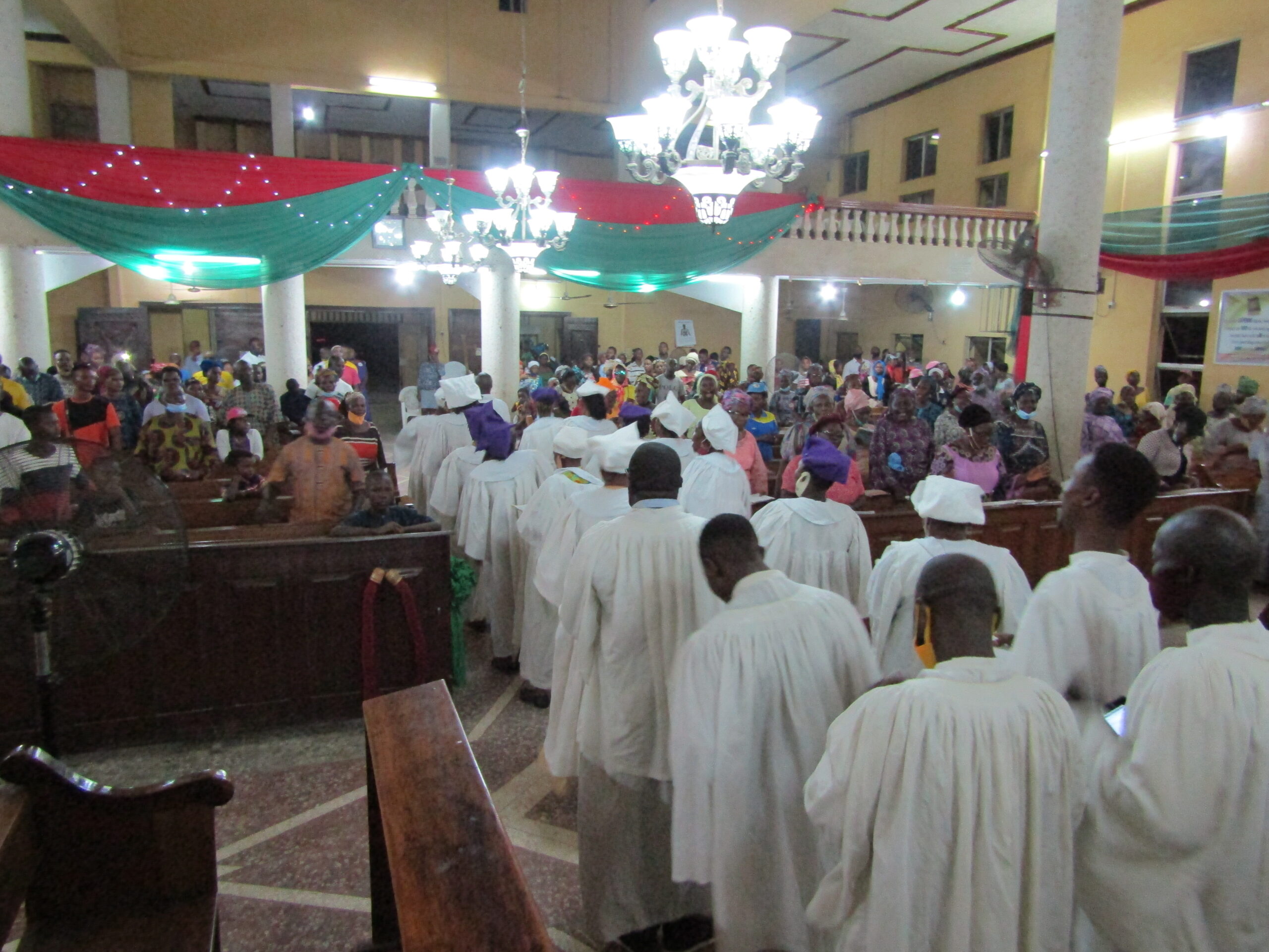 End of Year 2020: African Church Holds Solemn Night Service