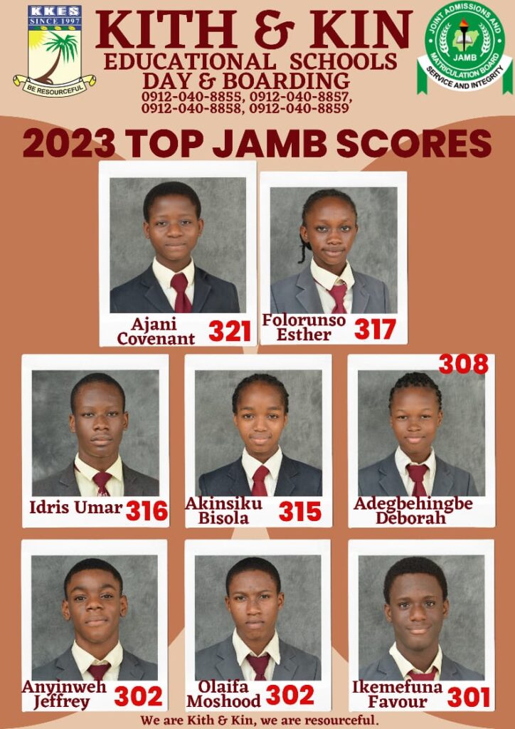 Kith & Kin Students Record Top JAMB Scores For 2023