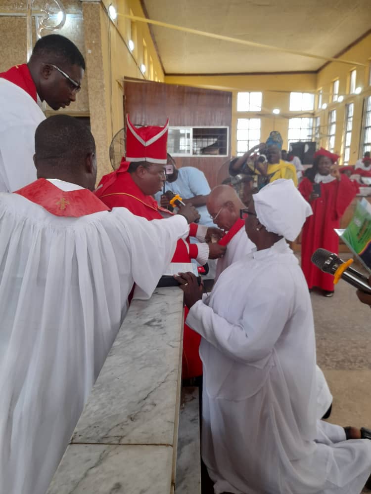 Comrade Okeowo, Fakunmoju, Oyejola Ordained As African Church Lay Readers