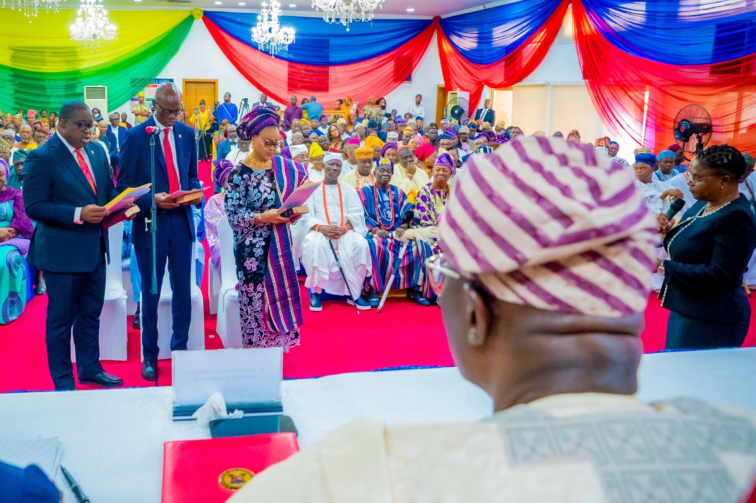 Sanwo-Olu Swears-in SSG, Chief of Staff, Urges Effective Service Delivery
