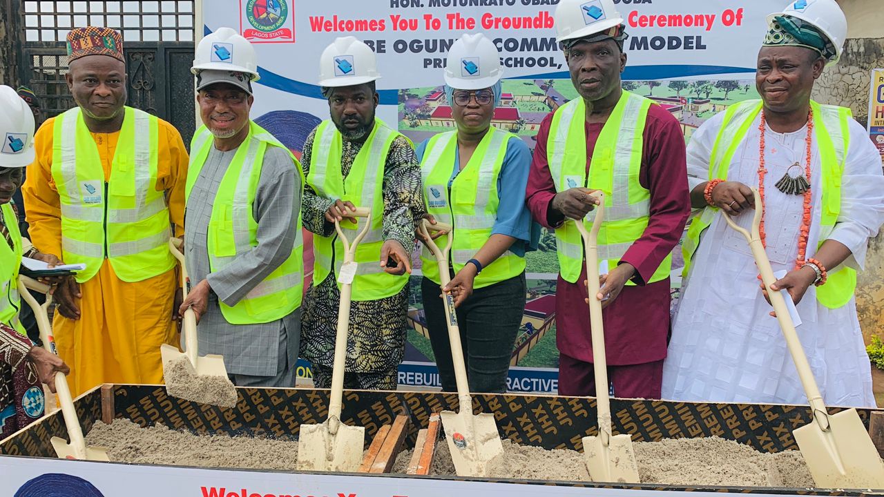 Years After, Hon. Alogba Lays Foundation For Modern School In Ijede ...