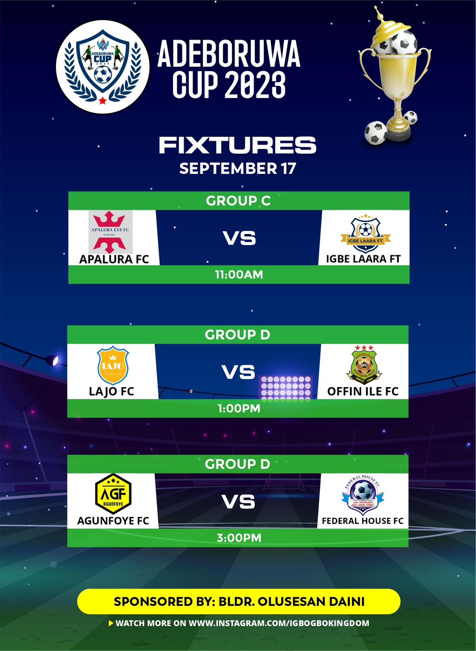 2023 Adeboruwa Cup Opens With Draw Matches