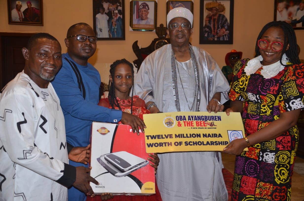 11 Pupils, Spelling Bee Winner Get Olori Kudirat Abosede Shotobi's ...