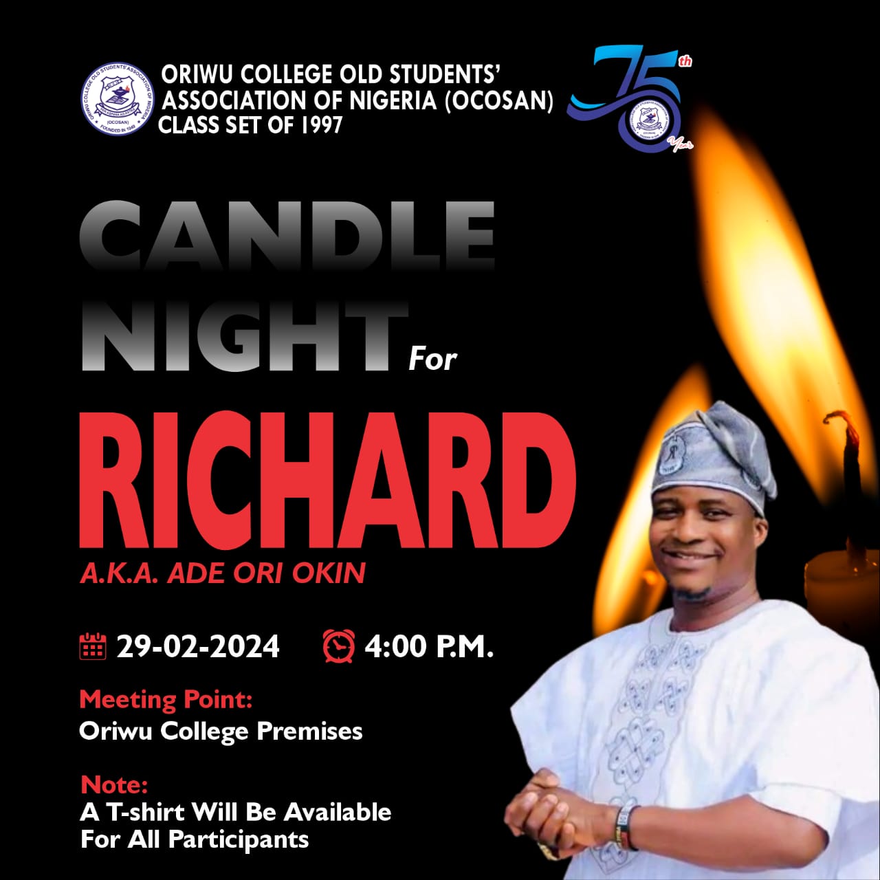 Late Dr Richard Idowu: Oriwu Mates, Old Students’ National Body Plan ...