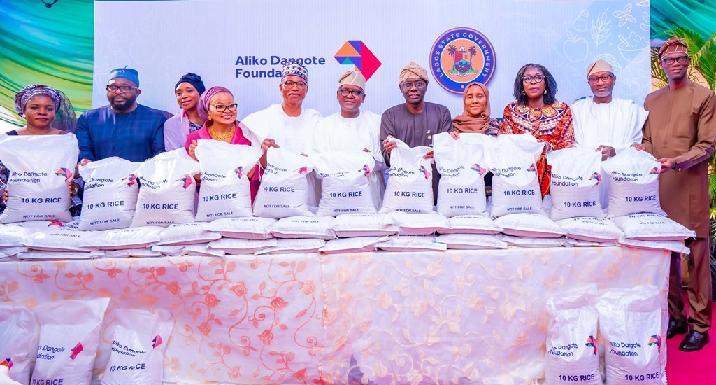 Lagos Receives Dangote’s Rice Support For Vulnerable Households