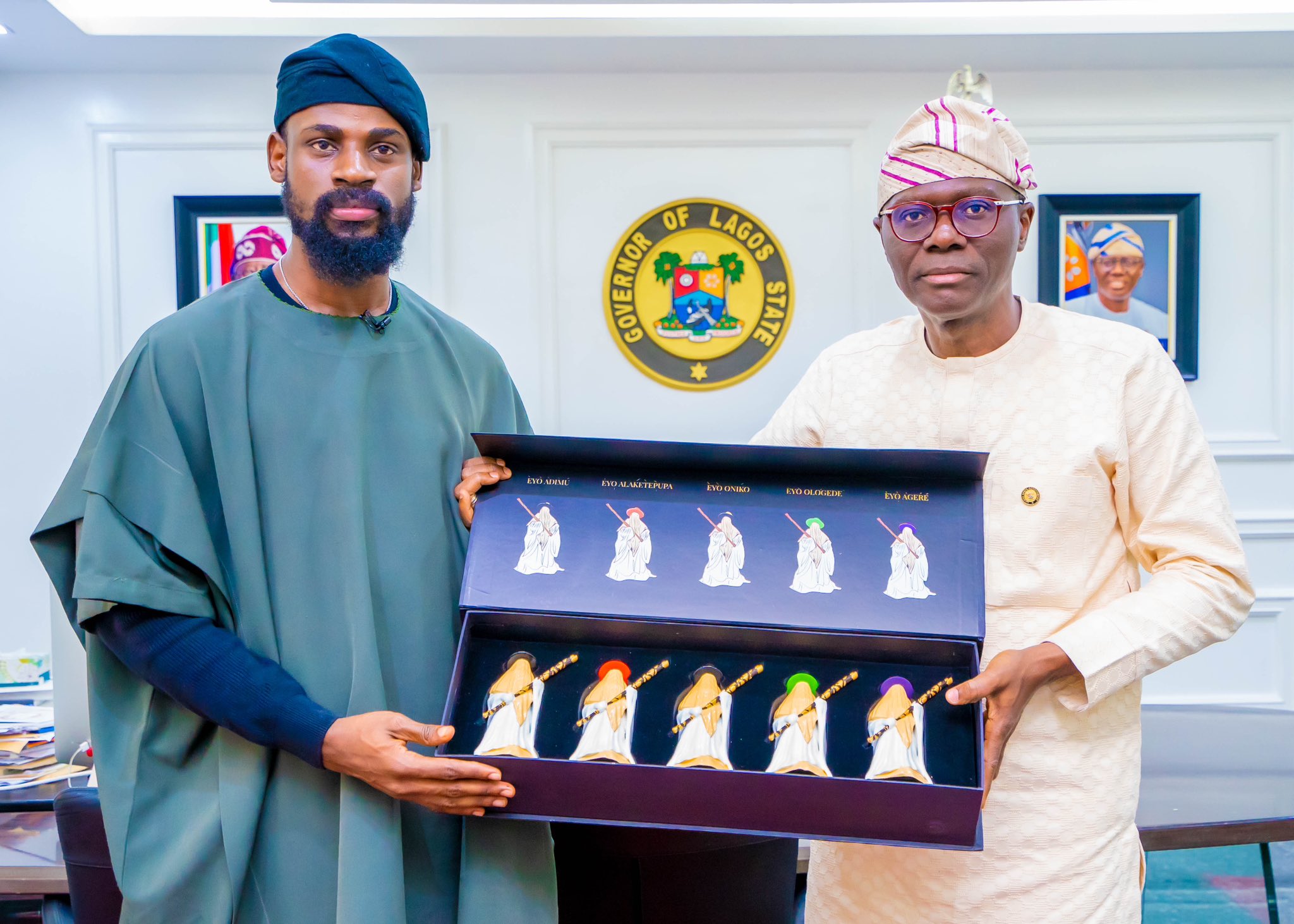 Sanwo - Olu Receives Tunde Onakoya At State House