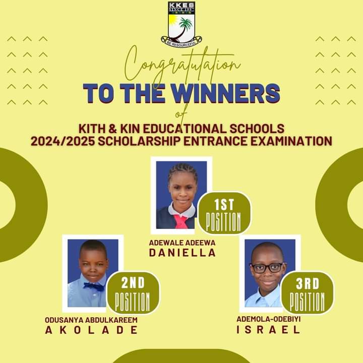 Kith & Kin Educational Schools Grant Three JSS 1 Students Scholarship
