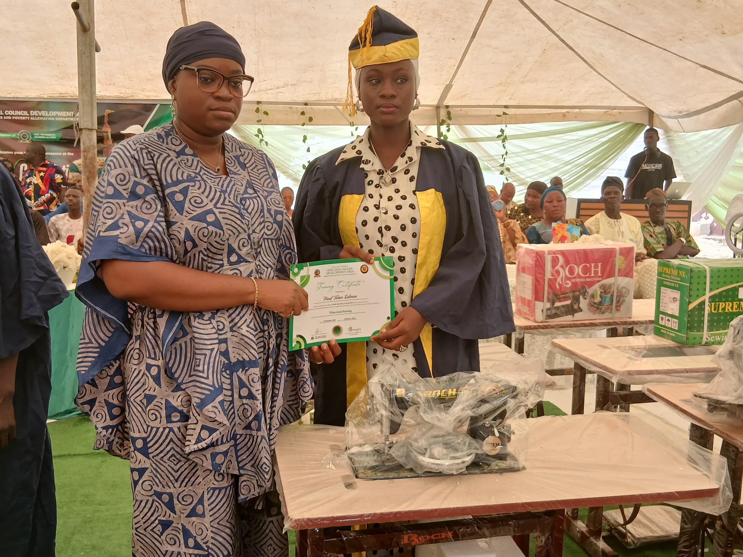Hon. Motunrayo Alogba Sustains Residents’ Empowerment With Skill, Trade ...