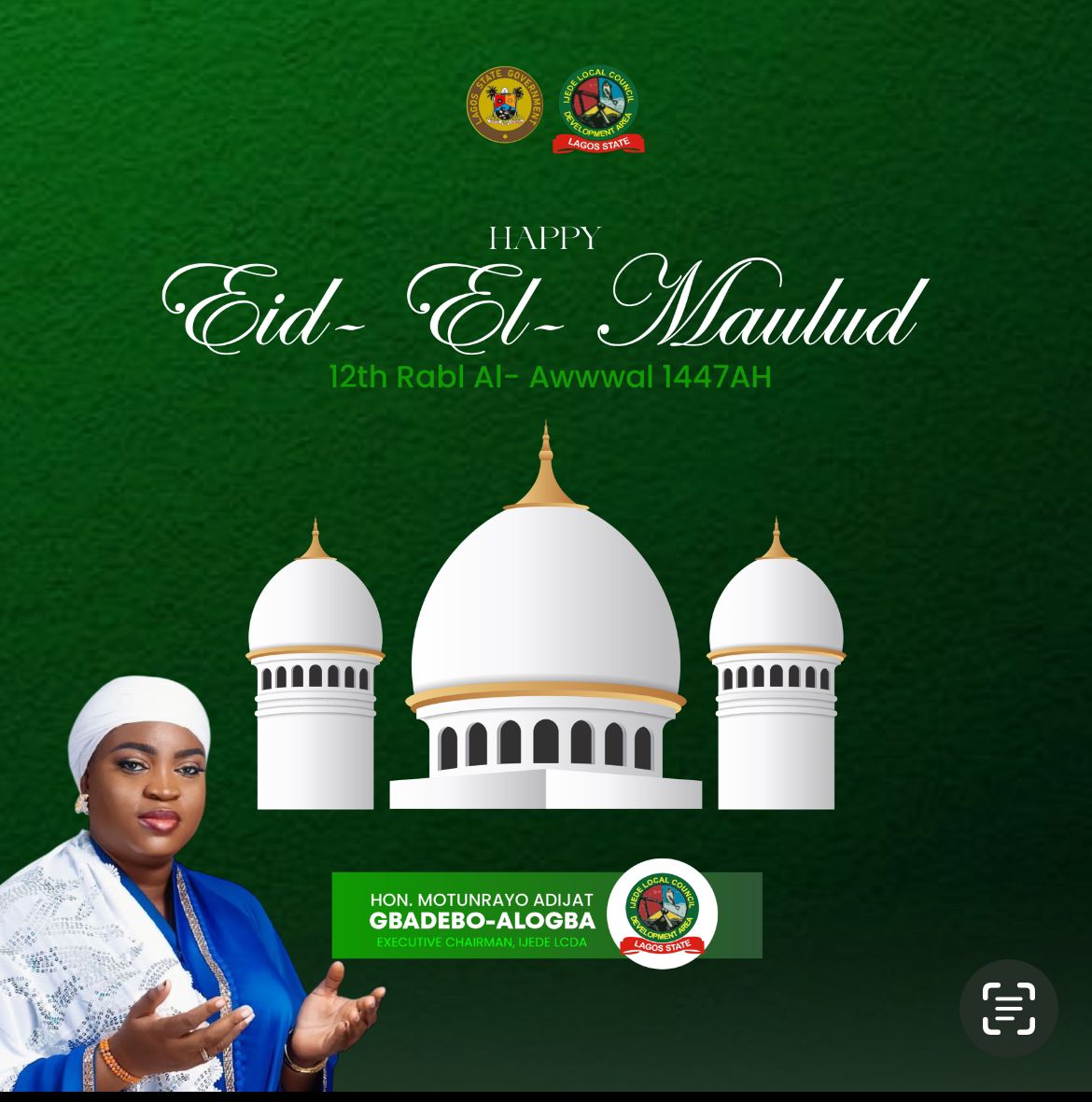 Hon. Gbadebo – Alogba Greets Muslims On Eid – el – Maolud Celebration