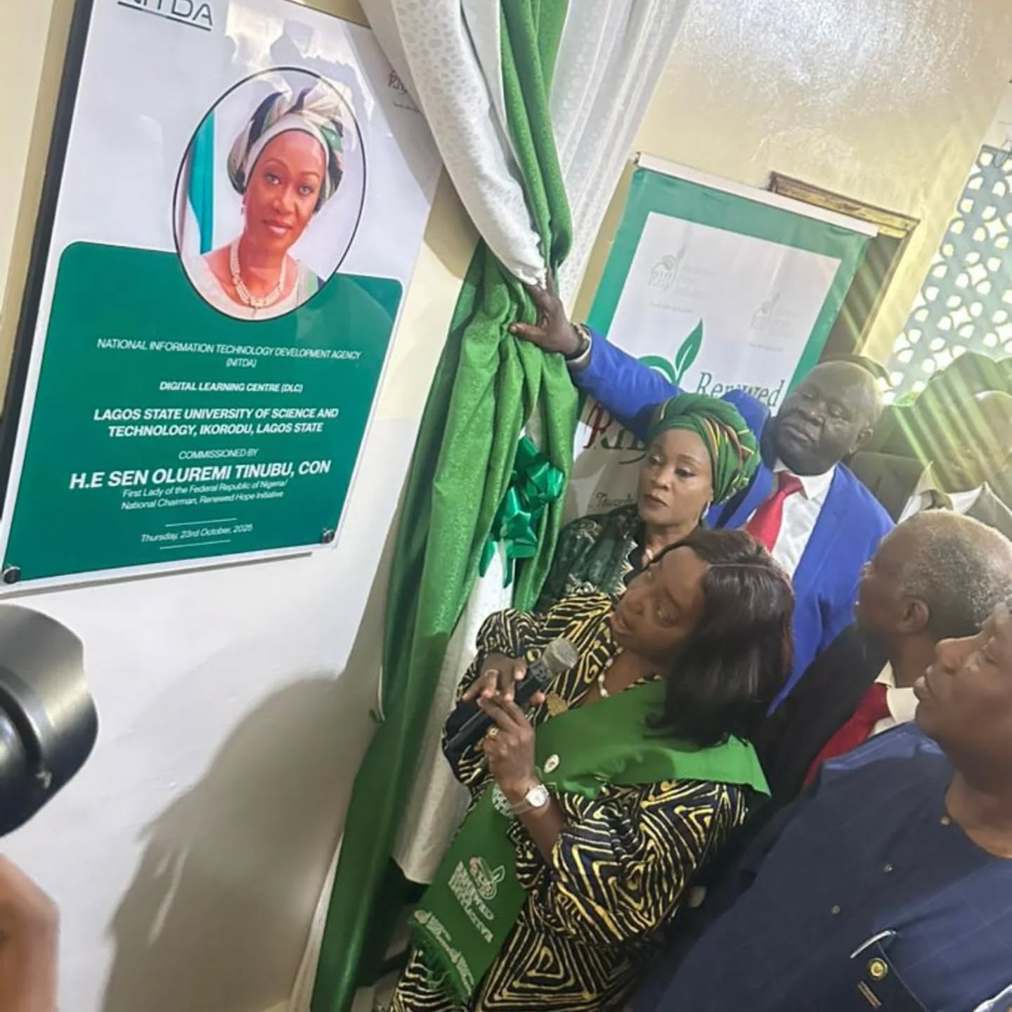 First Lady Boosts Digital Literacy, Commissions LASUSTECH Digital ...