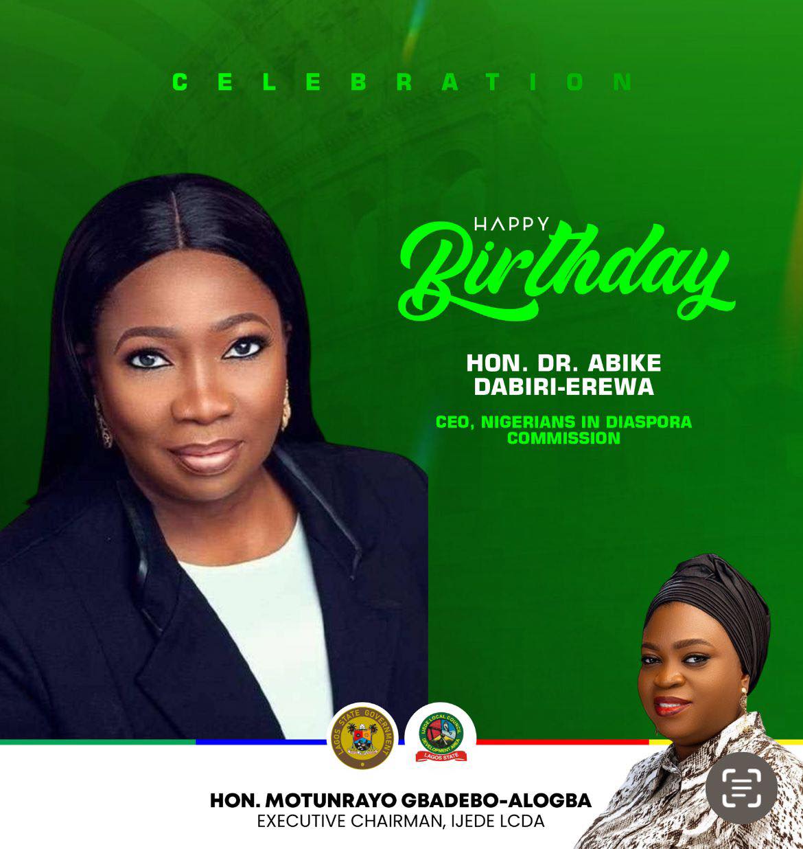 Birthday: Ijede Council Chair Felicitates Inspiring Leader, Hon. Abike ...