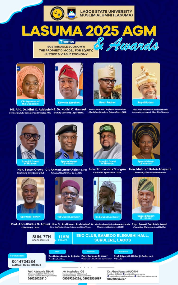 Lagos Deputy Gov, Dr. Hamzat, Sen. Adebule To Deliver Keynote Address ...