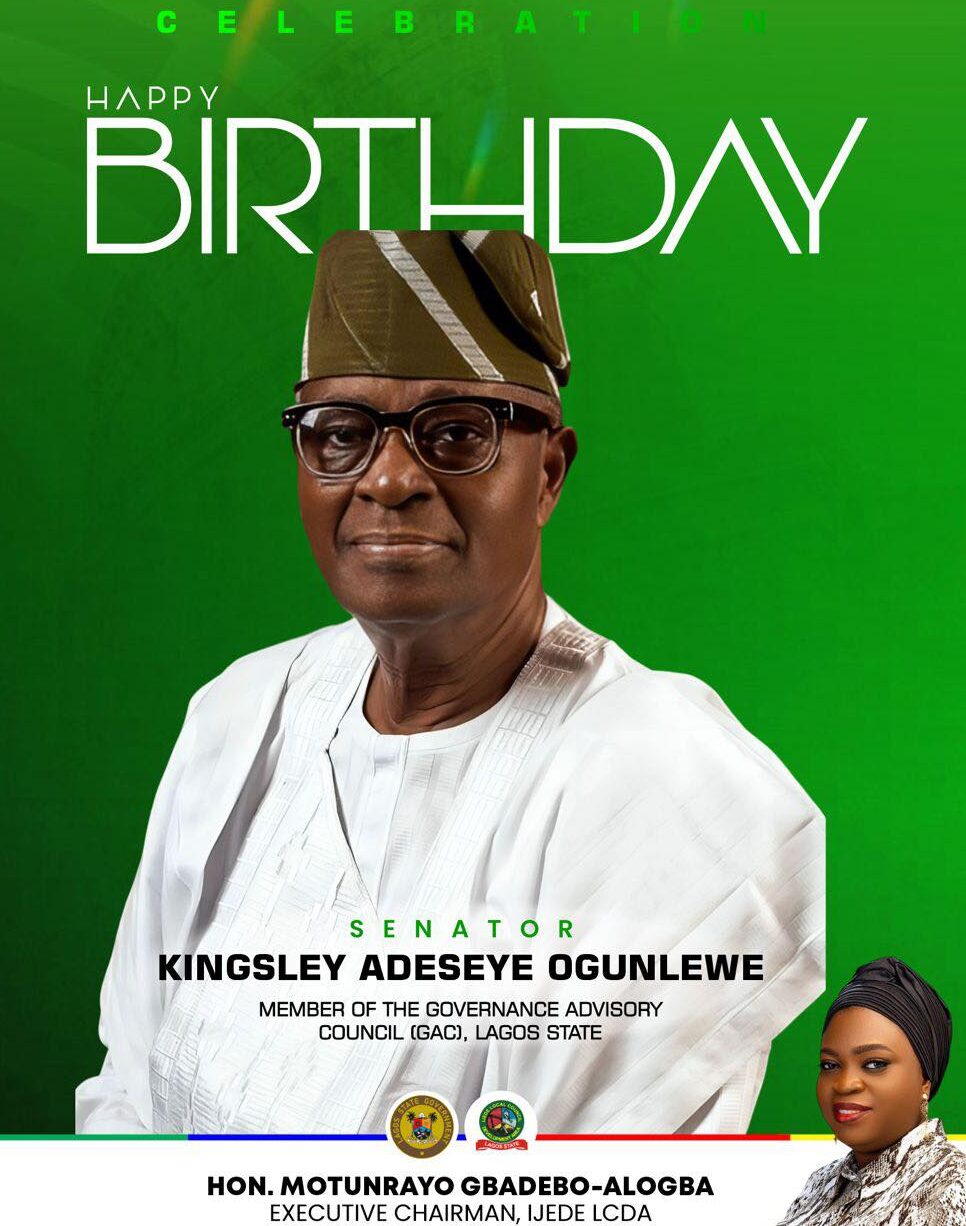 Hon. Gbadebo -Alogba Celebrates Sen. Ogunlewe On 82nd Birthday